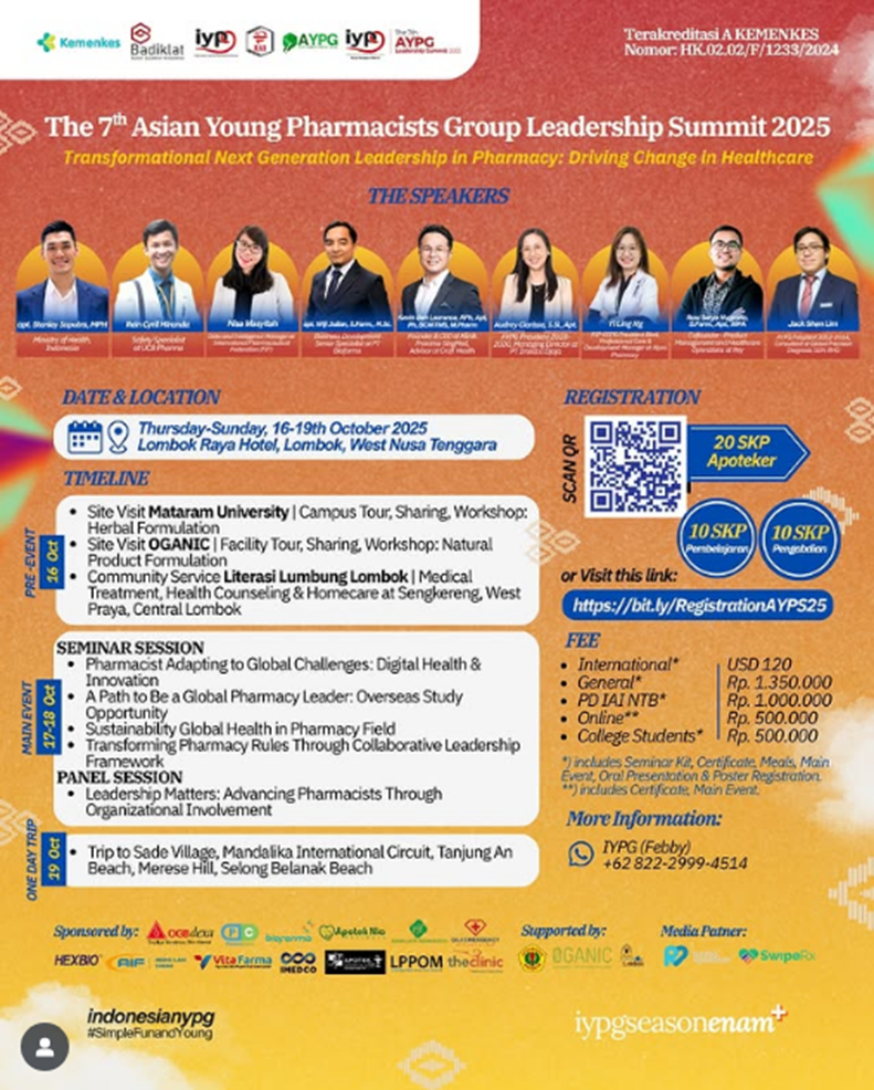Join the 7th AYPG Leadership Summit 2025! – Asian Young Pharmacist Group